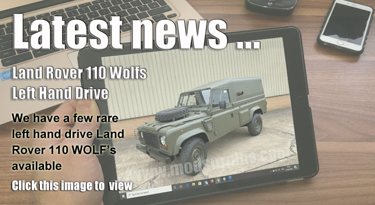 Ex military vehicles and mod surplus for sale